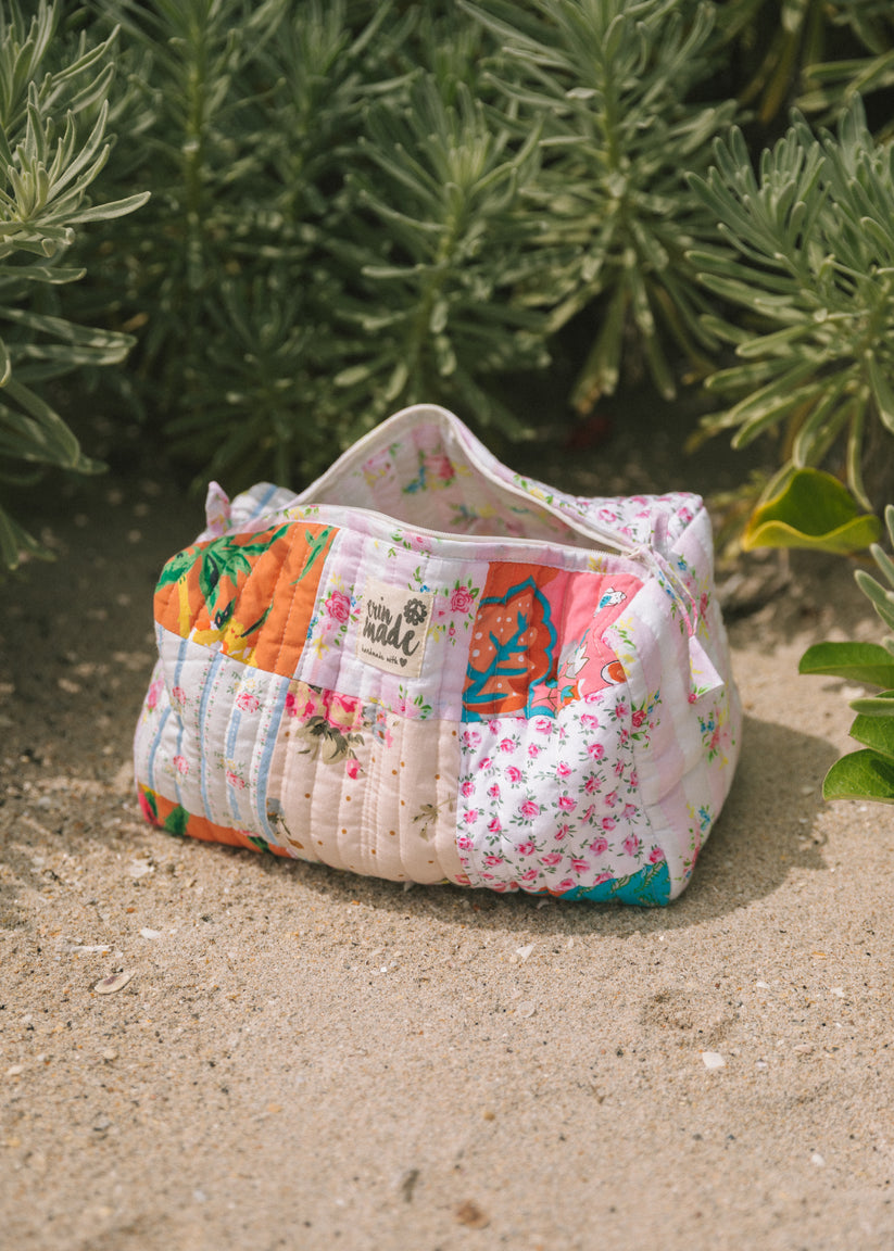 Isabelle Patchwork Pouch – Erin Made