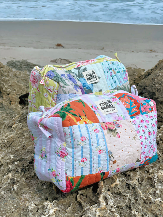 Isabelle Patchwork Pouch – Erin Made