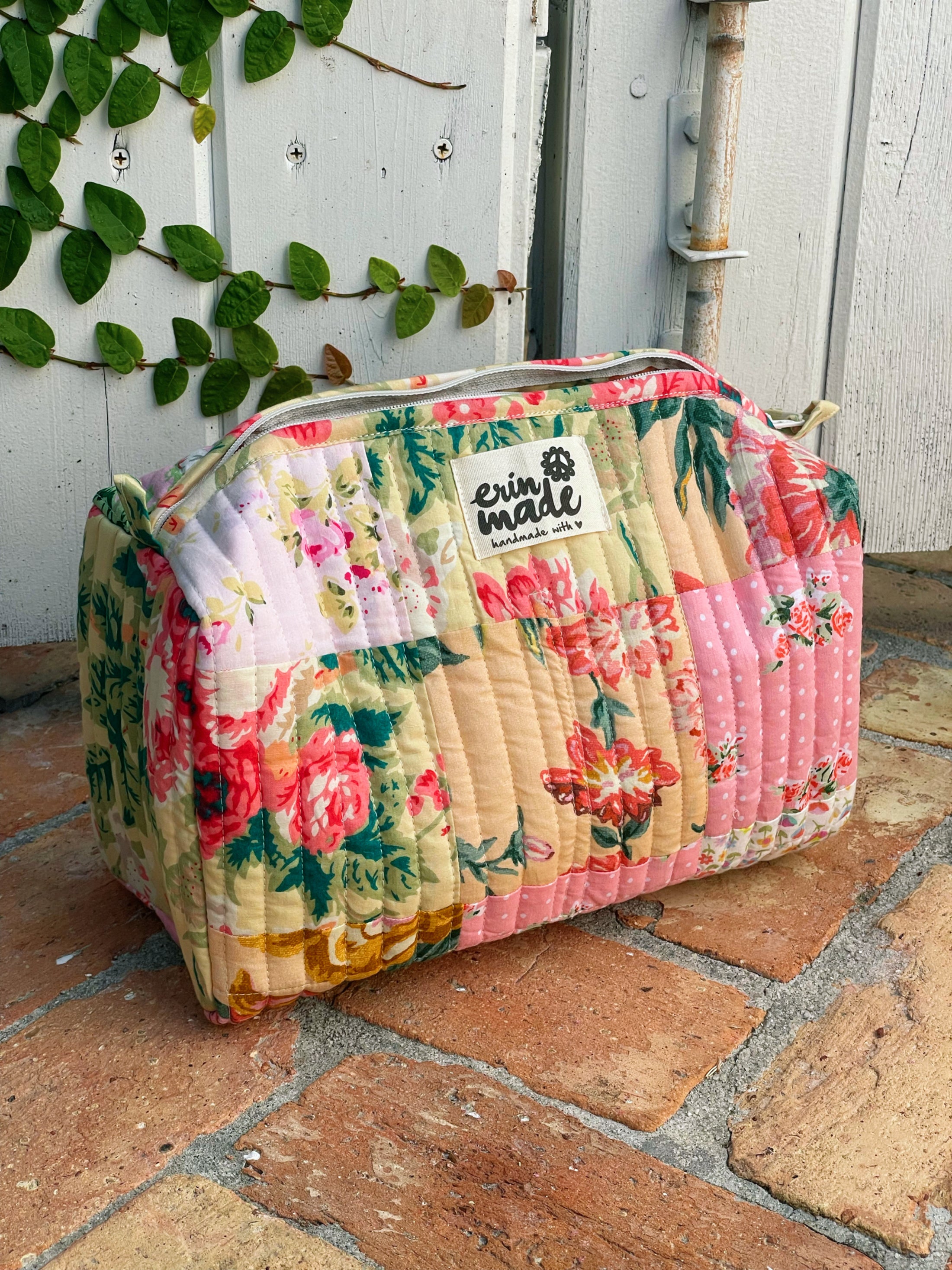 Leah Patchwork Pouch – Erin Made