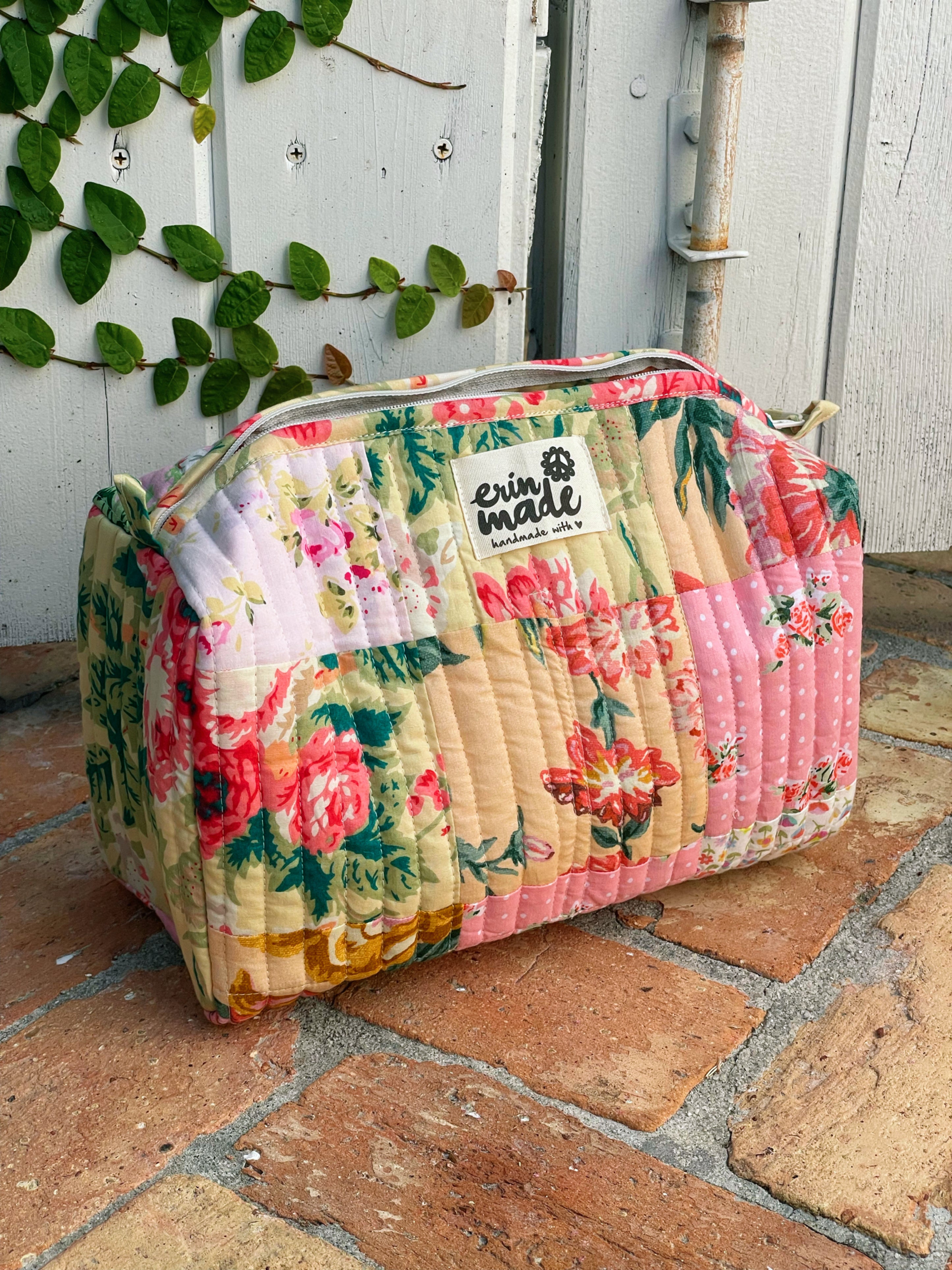 Leah Patchwork Pouch – Erin Made