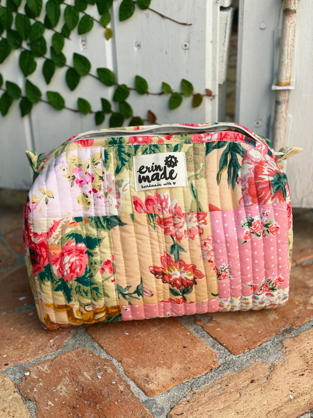 Leah Patchwork Pouch – Erin Made