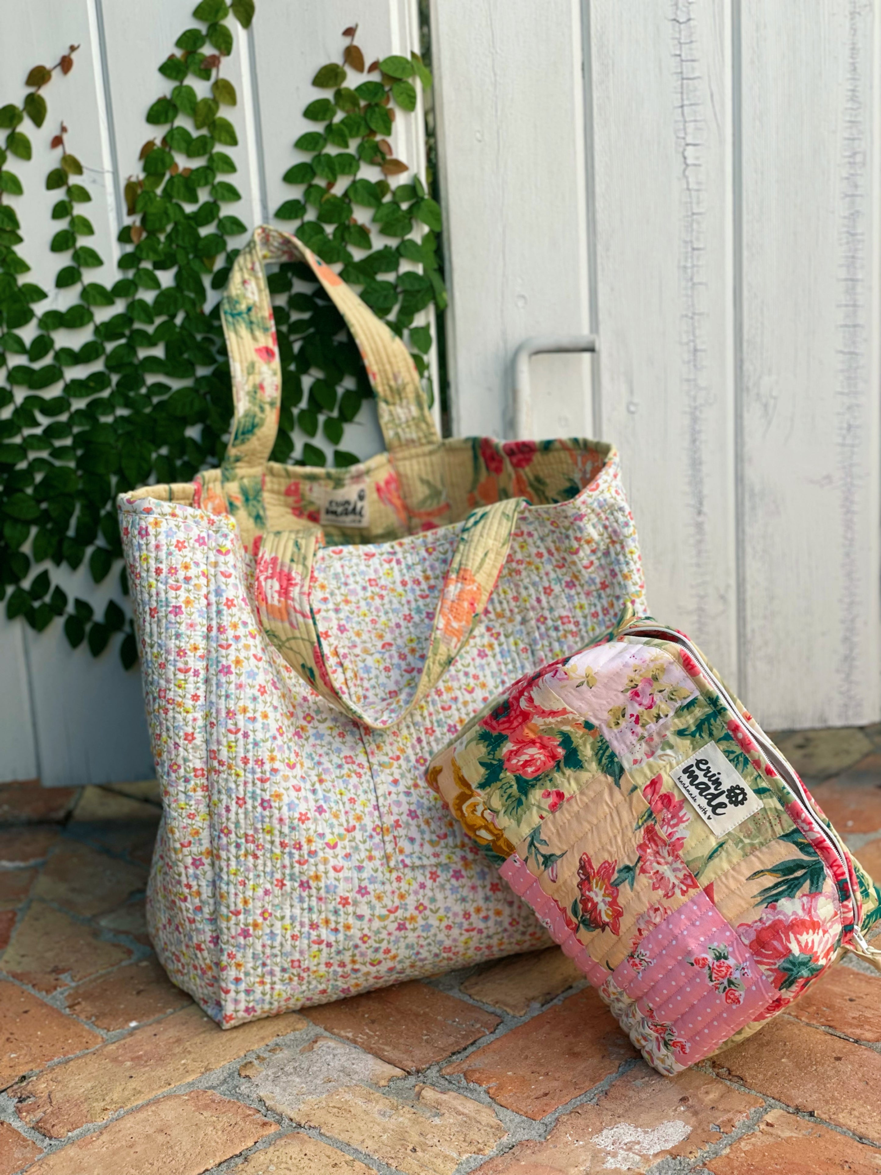 Leah Patchwork Pouch – Erin Made