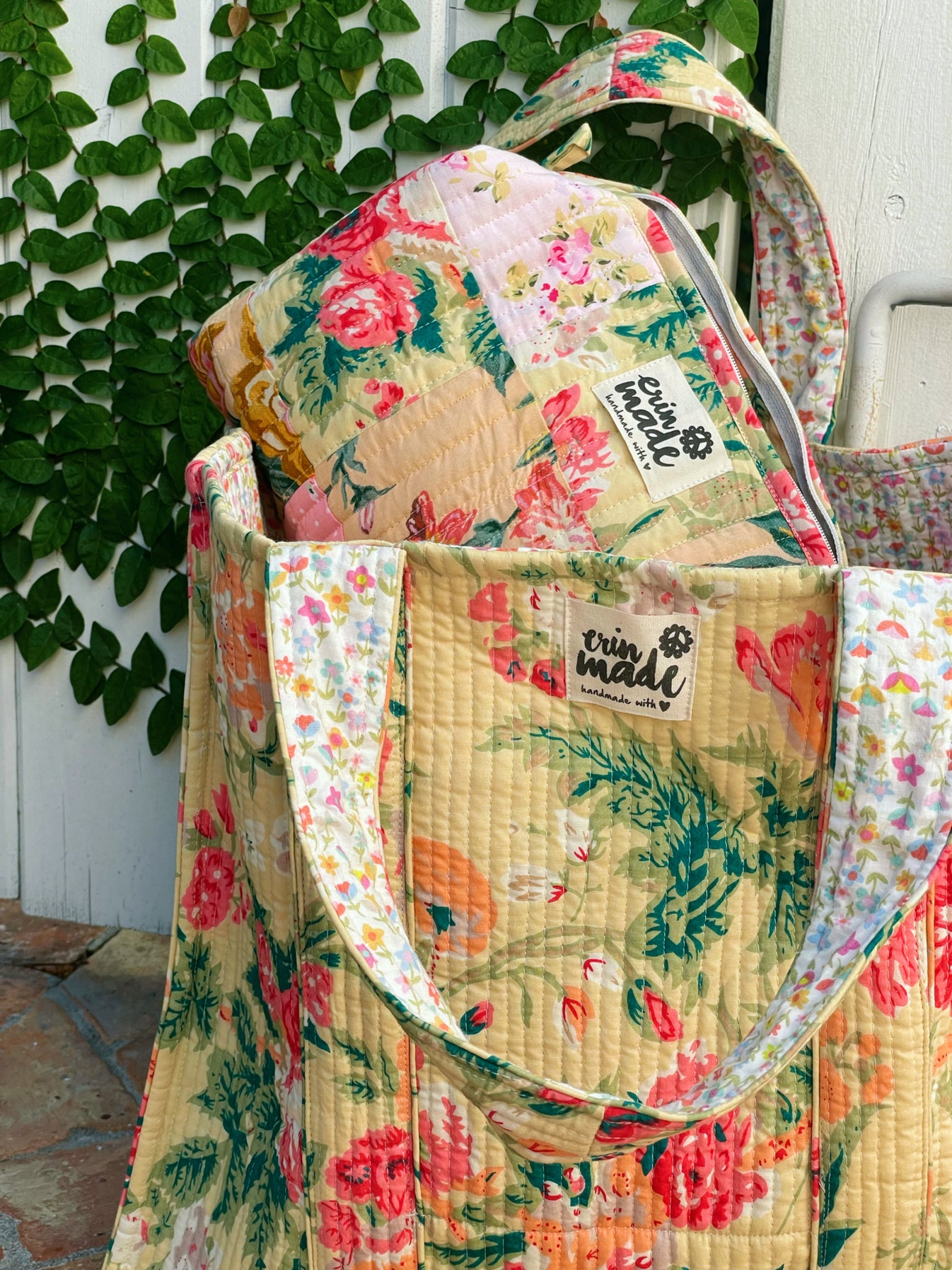 Leah Patchwork Pouch – Erin Made