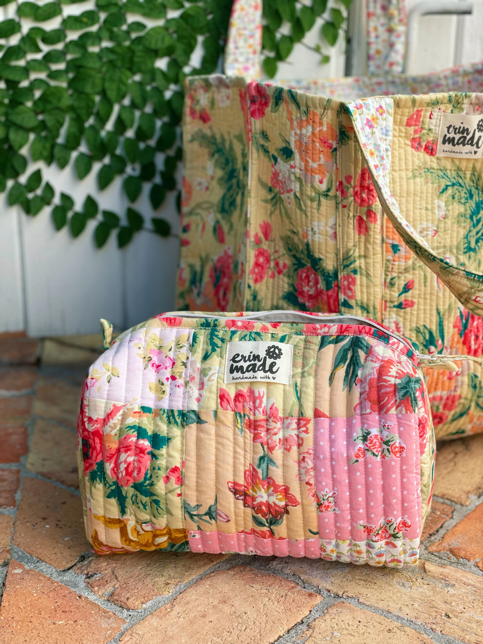 Leah Patchwork Pouch – Erin Made