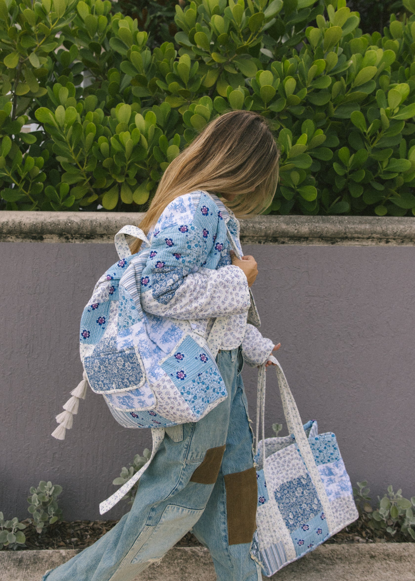 Quinn Patchwork Quilted Backpack – Erin Made