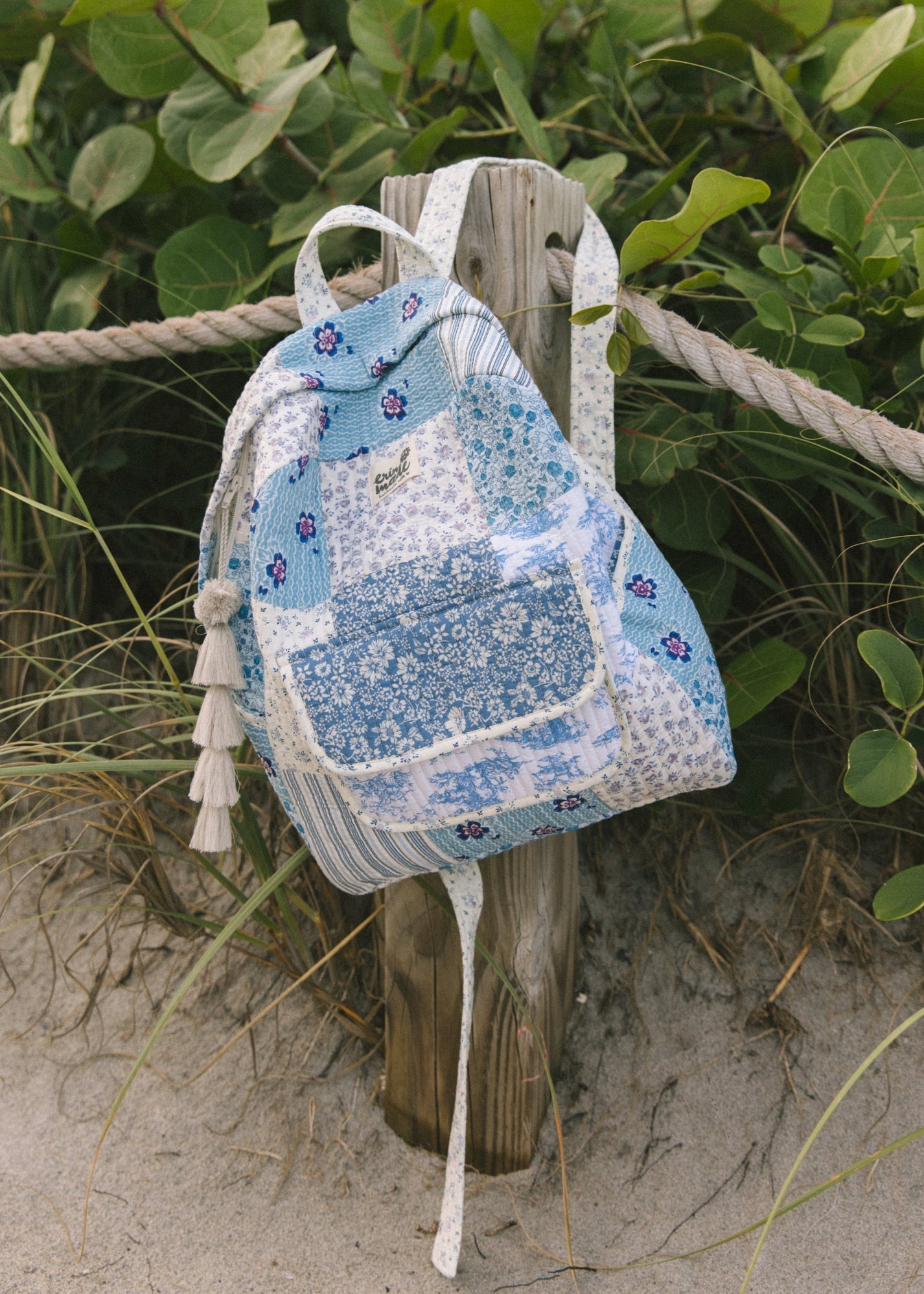 Quinn Patchwork Quilted Backpack – Erin Made
